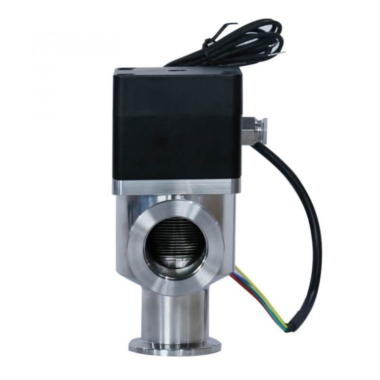 High Vacuum Pneumatic Angle Valve in DC24V/AC220V - WSVAC